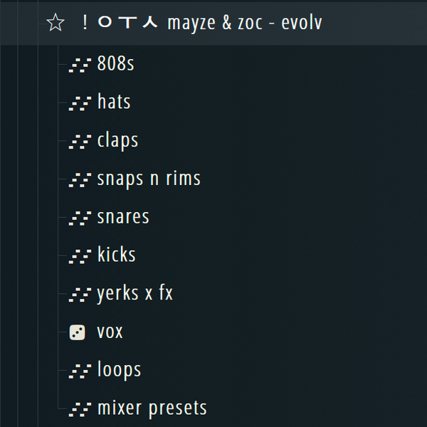 mayze & zoc - evolv drumkit – UNDERDOGS