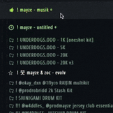 mayze - musik drumkit + – UNDERDOGS